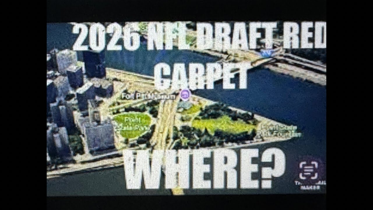 2026 NFL Draft Red Carpet Pittsburgh - Still No Site Announced To Date ...