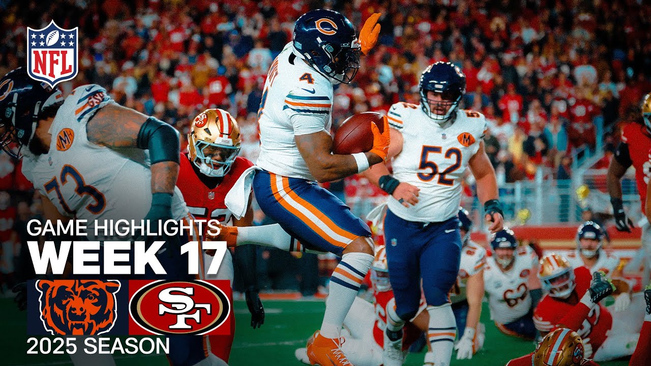 Chicago Bears vs San Francisco 49ers Game Highlights | 2025 NFL Season ...